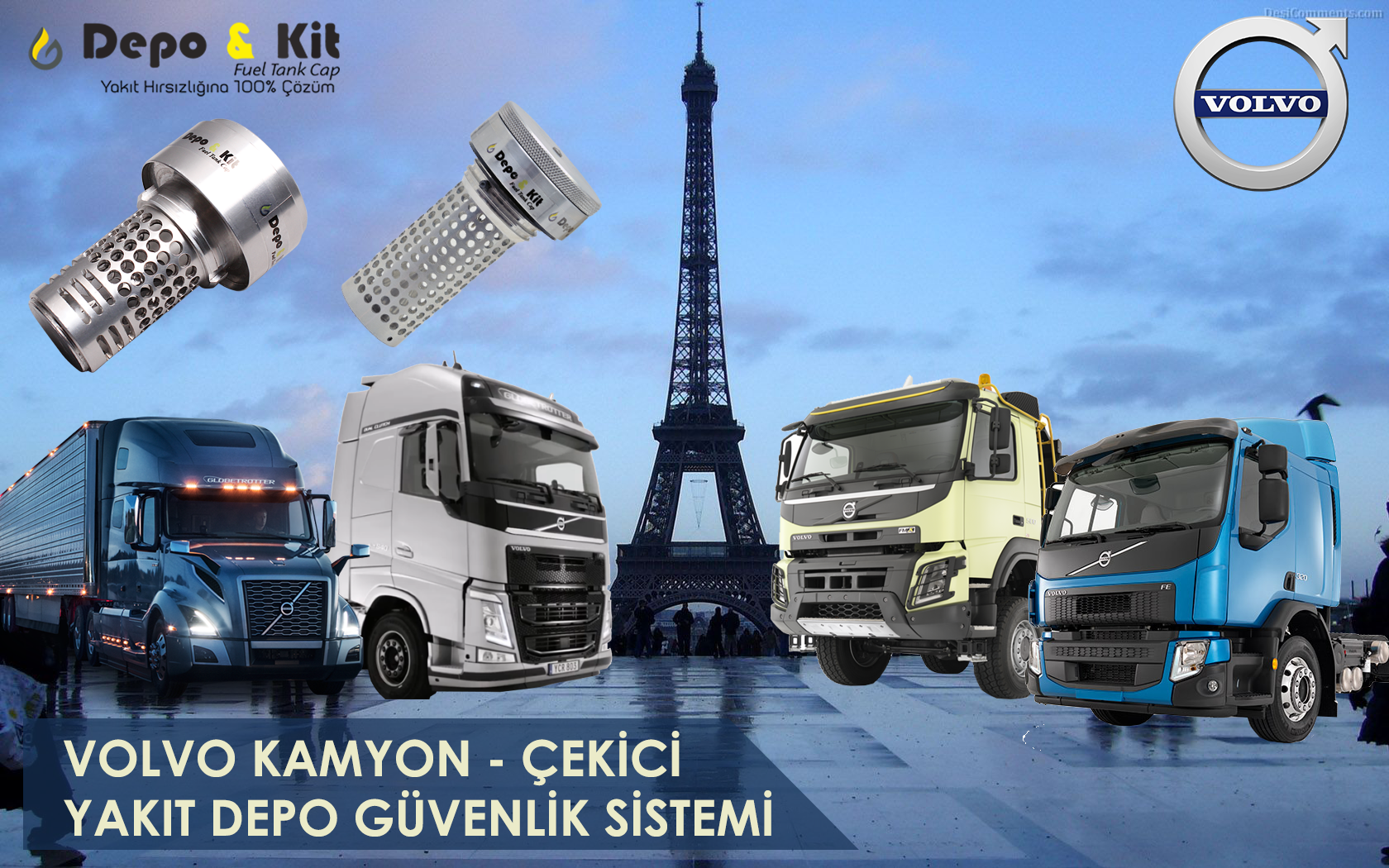 Volvo Kamyon - Çekici Yakıt Güvenlik Sistemi | Volvo Kamyon Yakıt Depo ...